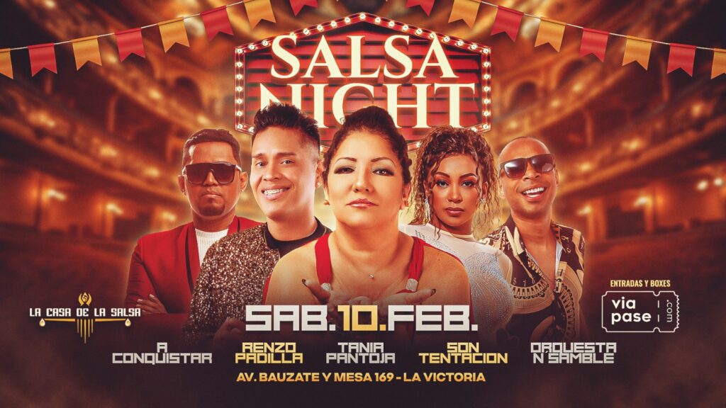 SALSA NIGHT – Sábado 10 Febrero 2024 – Casa de la Salsa – ViaPase