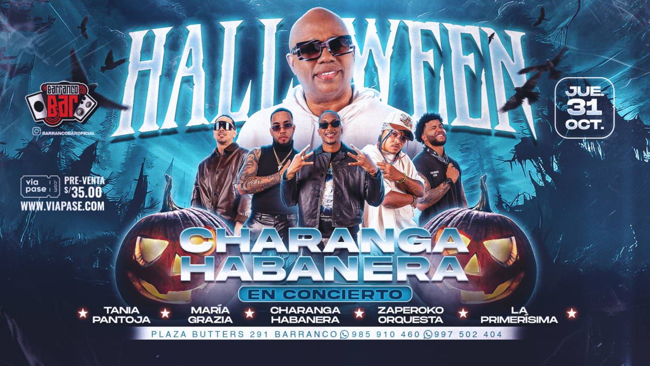 HALLOWEEN CHARANGA HABANERA EN CONCIERTO – Jueves 31 Octubre 2024 ...