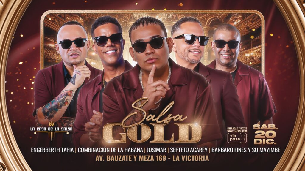 SALSA GOLD – Sábado 20 de Diciembre – Casa de la Salsa – ViaPase