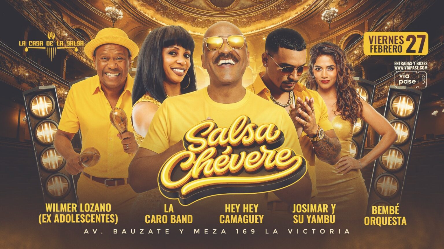 SALSA CHÉVERE – Viernes 27 de Febrero – Casa de la Salsa – ViaPase
